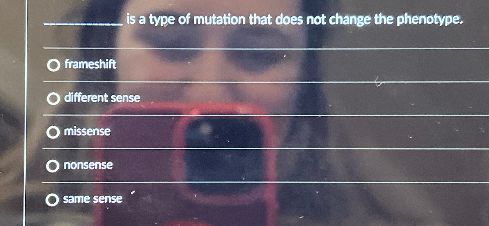 Solved is a type of mutation that does not change the | Chegg.com