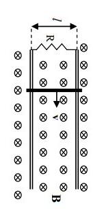 Solved 7)On two parallel metal rails spaced l = 2 m apart, | Chegg.com