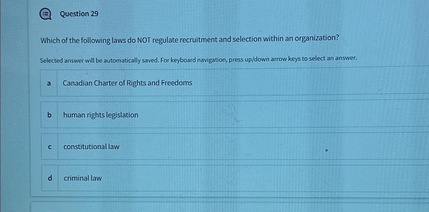 Solved Question 29Which of the following laws do NOT | Chegg.com