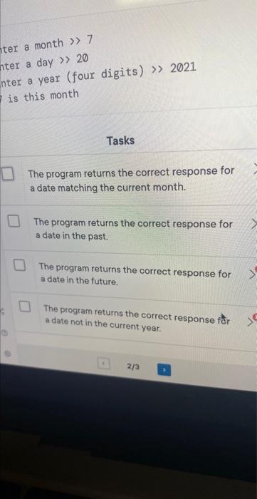 Solved Write An Application Called Pastpresentfuture That 1140