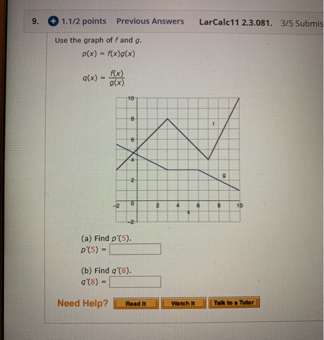 Solved 4 1.1/2 points Previous Answers LarCalc11 2.3.081. | Chegg.com Solved 4 1.1/2 points Previous Answers LarCalc11 2.3.081. | Chegg.com