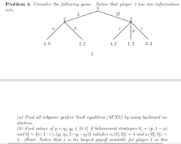 Solved Consider the following game. Notice that player 2 | Chegg.com