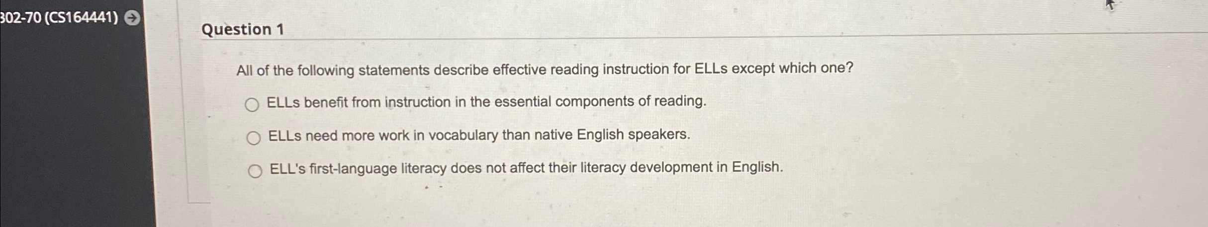 Solved Question 1All of the following statements describe | Chegg.com