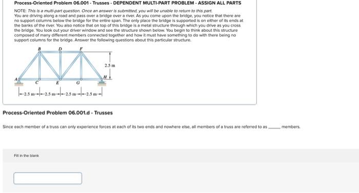 Solved Process-Oriented Problem 06.001 - Trusses - DEPENDENT | Chegg.com Solved Process-Oriented Problem 06.001 - Trusses - DEPENDENT | Chegg.com