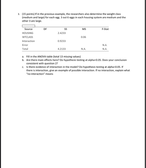 Solved 3. (15 points) if in the previous example, the | Chegg.com