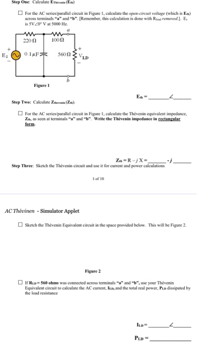 Solved Step One: Calculate the (Ea) For the AC series | Chegg.com