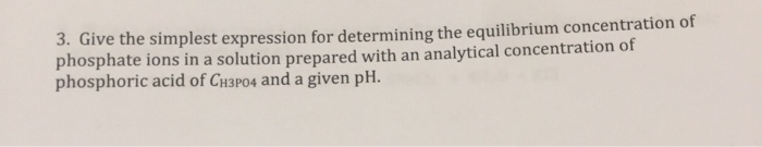 Solved 3. Give the simplest expression for determining the | Chegg.com