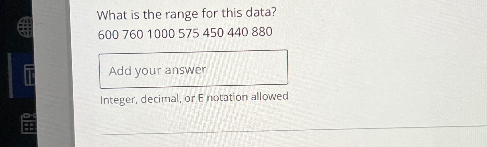 Solved What is the range for this | Chegg.com