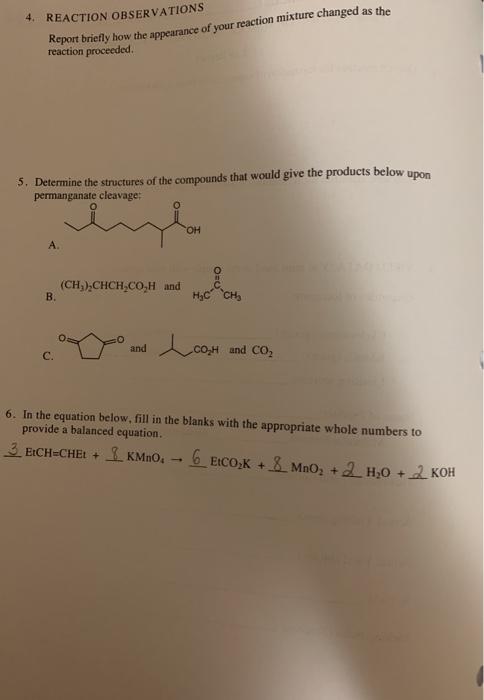Solved PREPARATION OF SUBERIC ACID FROM CYCLOOCTENE Lab | Chegg.com