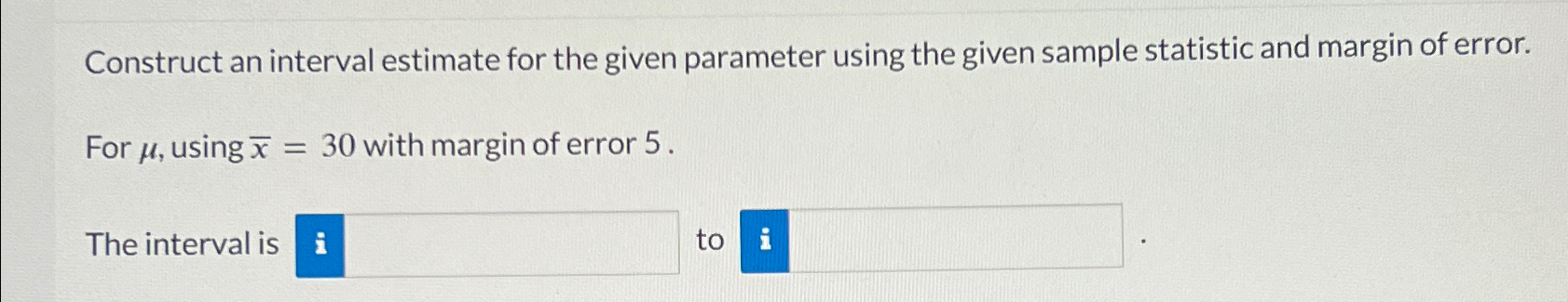 Solved Construct an interval estimate for the given | Chegg.com