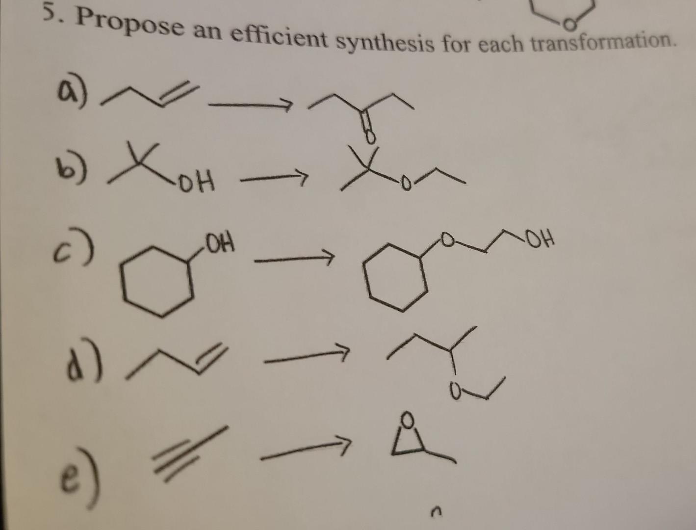 Solved Propose an efficient synthesis for each | Chegg.com