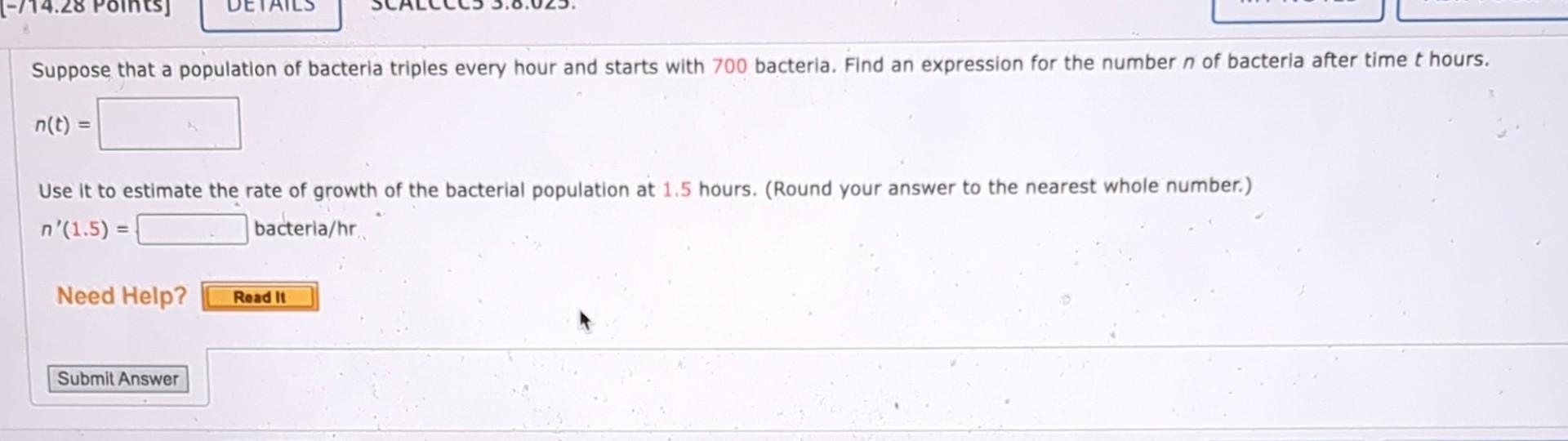 Solved A graphing calculator is recommended. A particle | Chegg.com