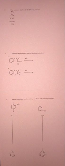 Solved Draw resonance structures for the following | Chegg.com