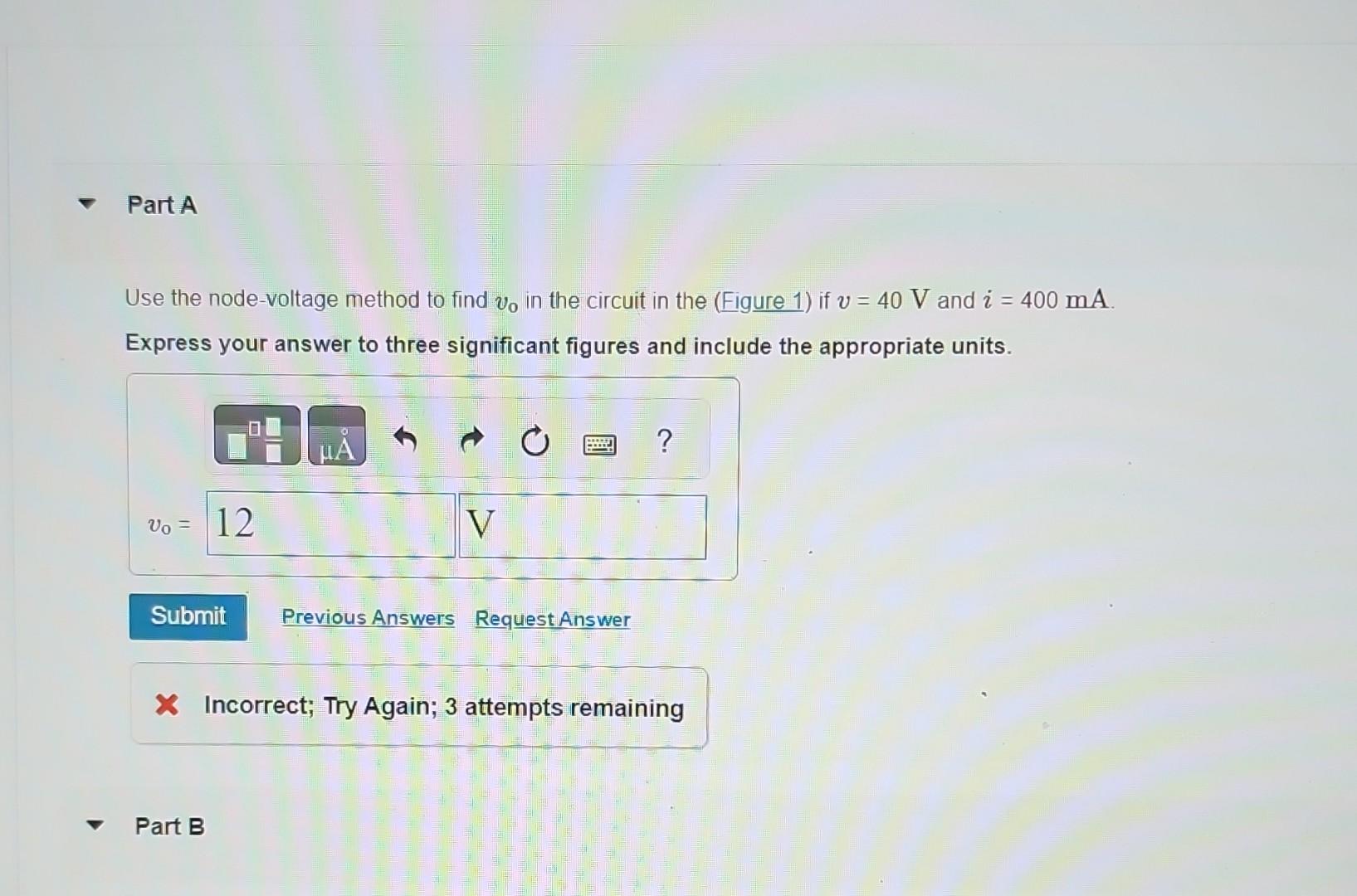 Solved Use the node-voltage method to find v0 in the circuit | Chegg.com