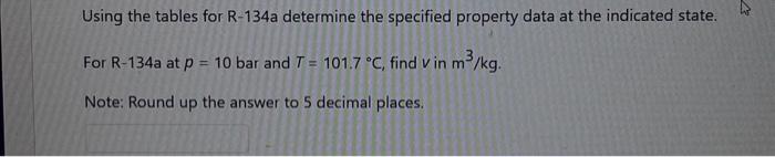 Solved Using the tables for water determine the specified | Chegg.com