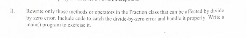 Solved Rewrite only those methods or operators in the | Chegg.com