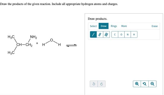 Solved Draw the products of the given reaction. Include all | Chegg.com