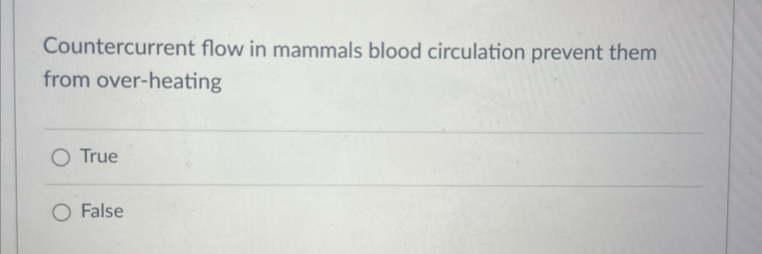Solved Countercurrent flow in mammals blood circulation | Chegg.com