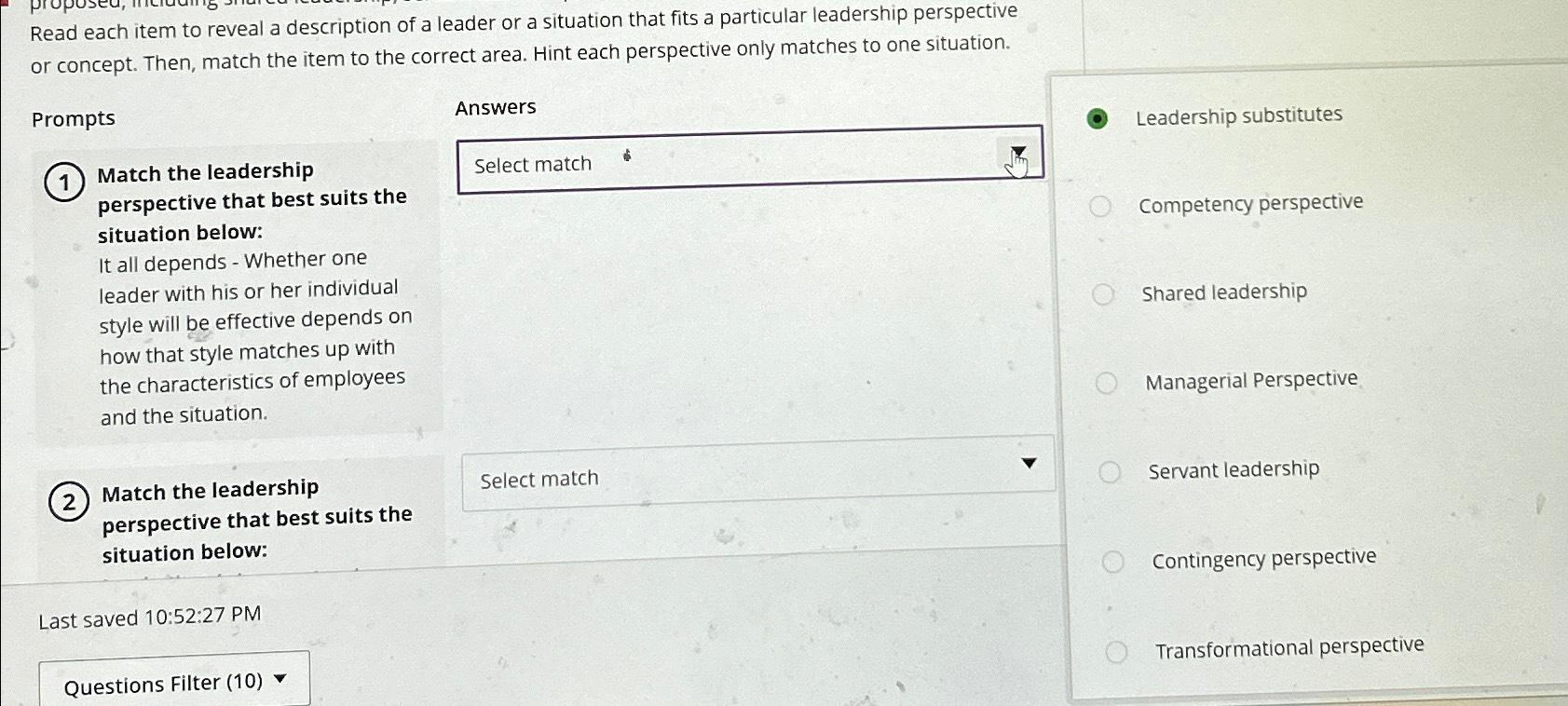 Solved Read each item to reveal a description of a leader or | Chegg.com