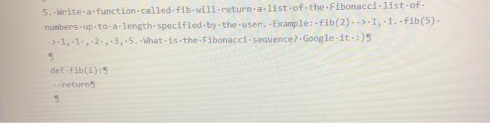Solved 5. Write a function called | Chegg.com