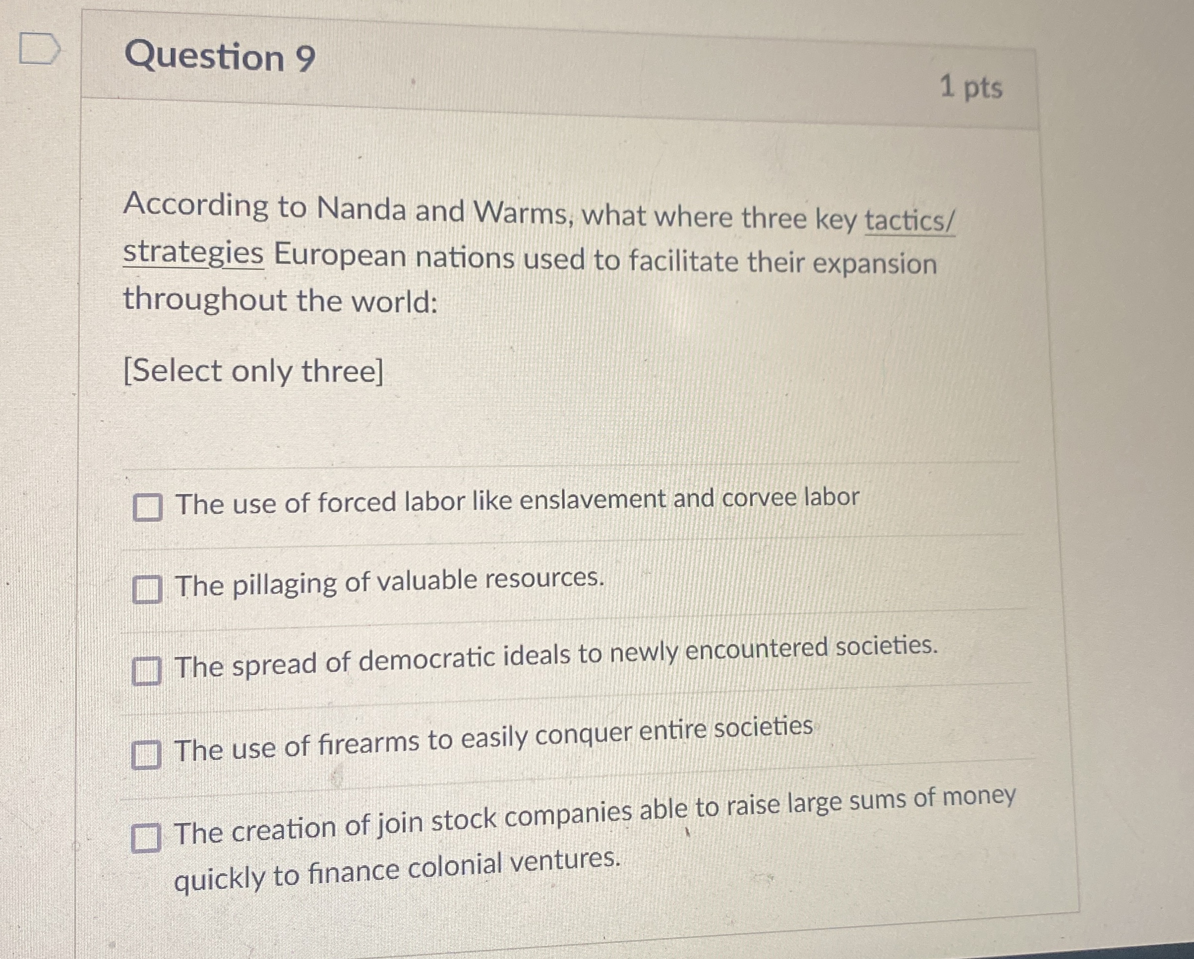 Solved Question 91 ﻿ptsAccording to Nanda and Warms, what | Chegg.com
