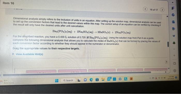 Solved Dimensional analysis simply refers to the inclusion | Chegg.com