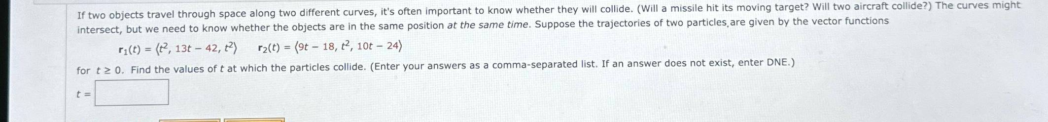 Solved intersect, but we need to know whether the objects | Chegg.com