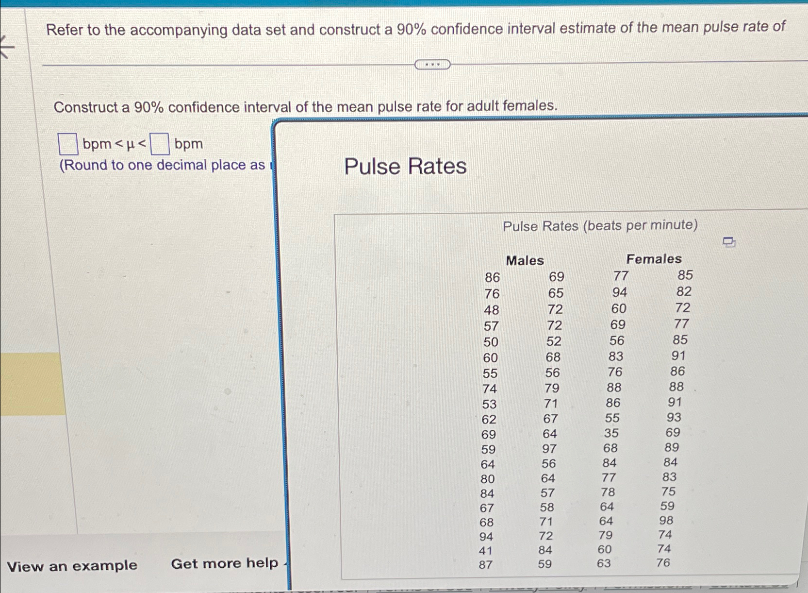 Solved Refer to the accompanying data set and construct a | Chegg.com