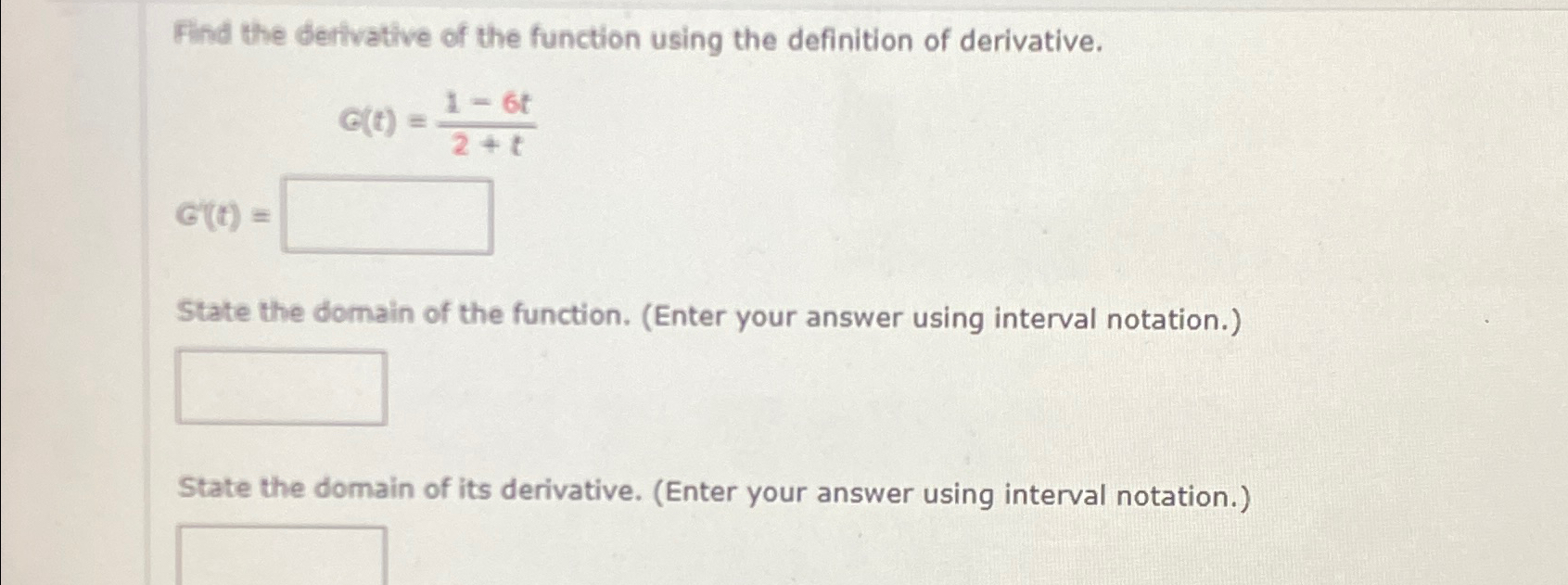 Solved Find the derivative of the function using the | Chegg.com