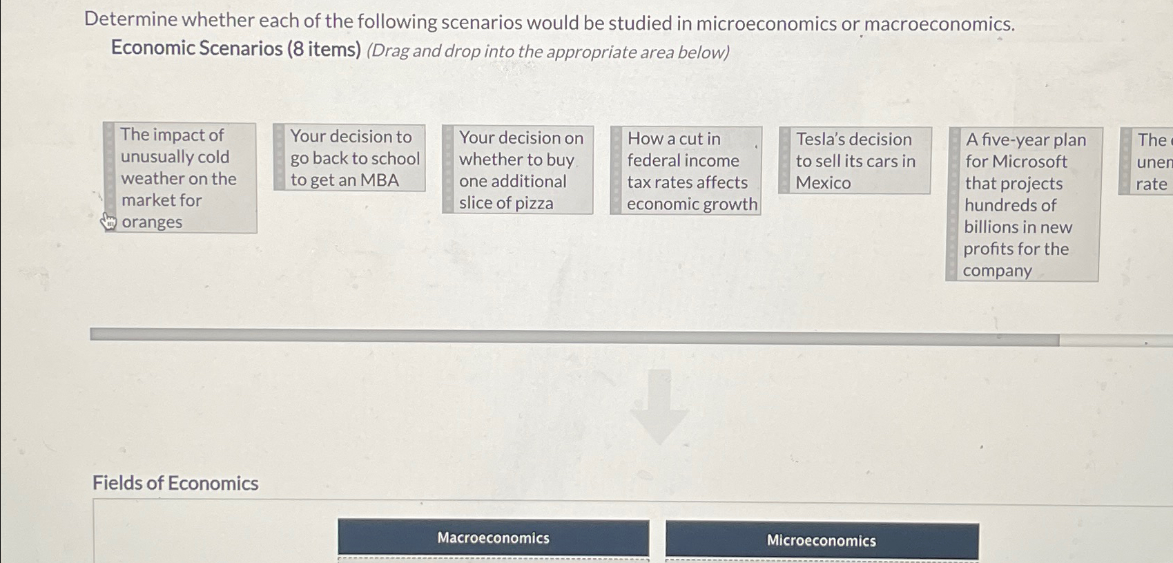 Solved Determine whether each of the following scenarios | Chegg.com