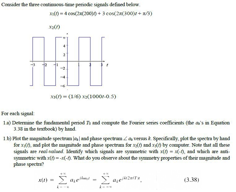 All the required information is provided in the | Chegg.com
