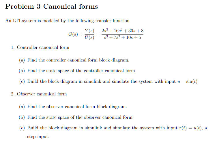 Solved Problem 1Two LTI systems are given by ﻿the block | Chegg.com