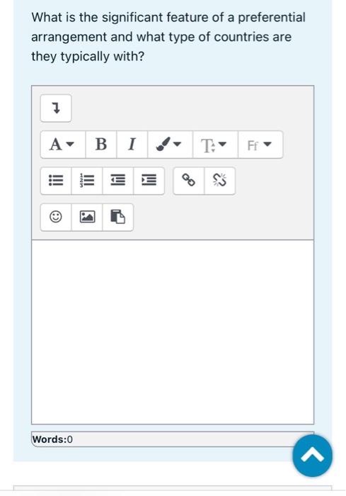 Solved What is the significant feature of a preferential | Chegg.com