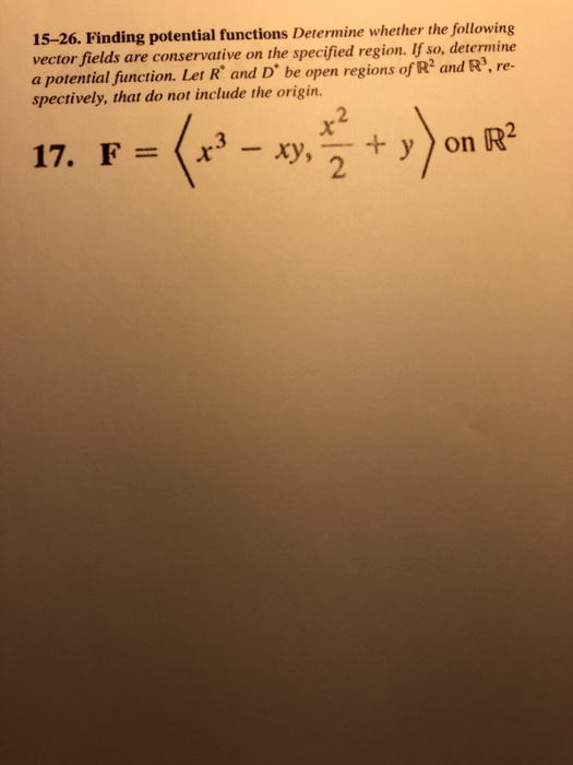 Solved 15–26. Finding potential functions Determine whether | Chegg.com