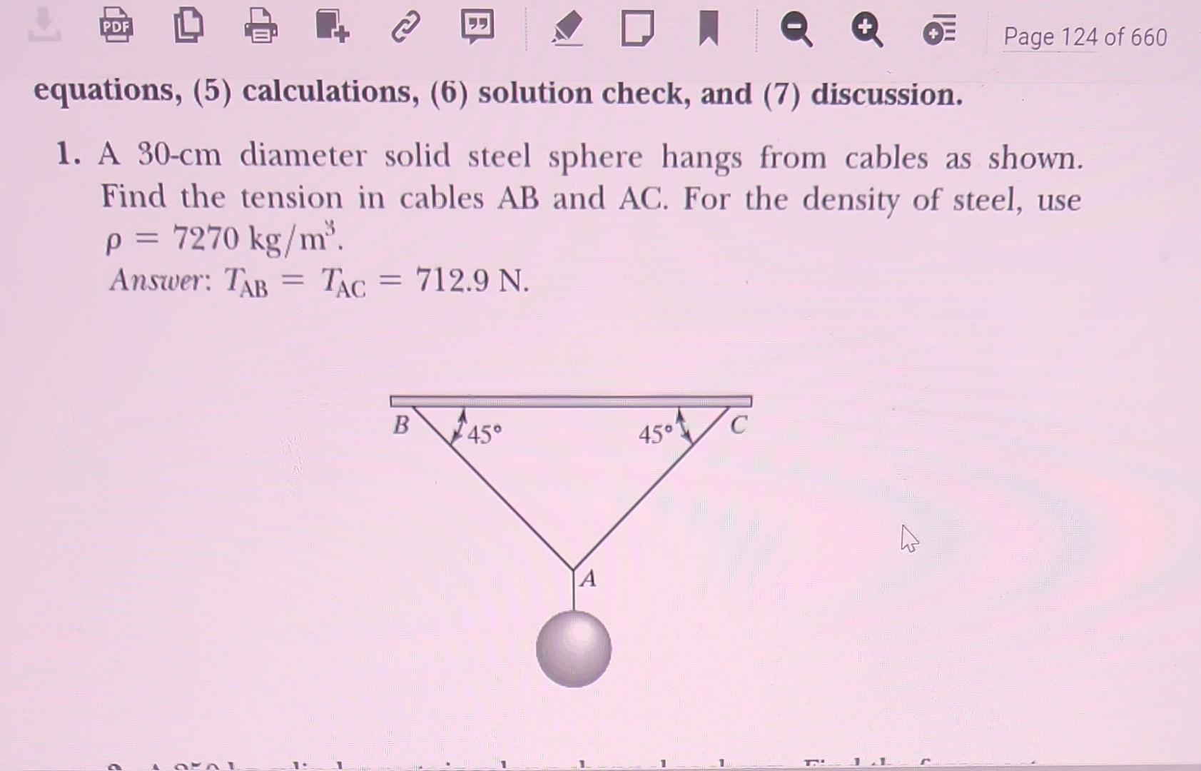 Solved equations, (5) calculations, (6) solution check, and | Chegg.com