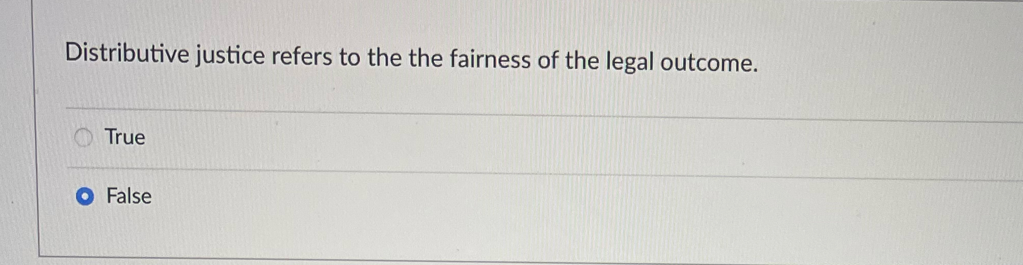 Solved Distributive justice refers to the the fairness of | Chegg.com