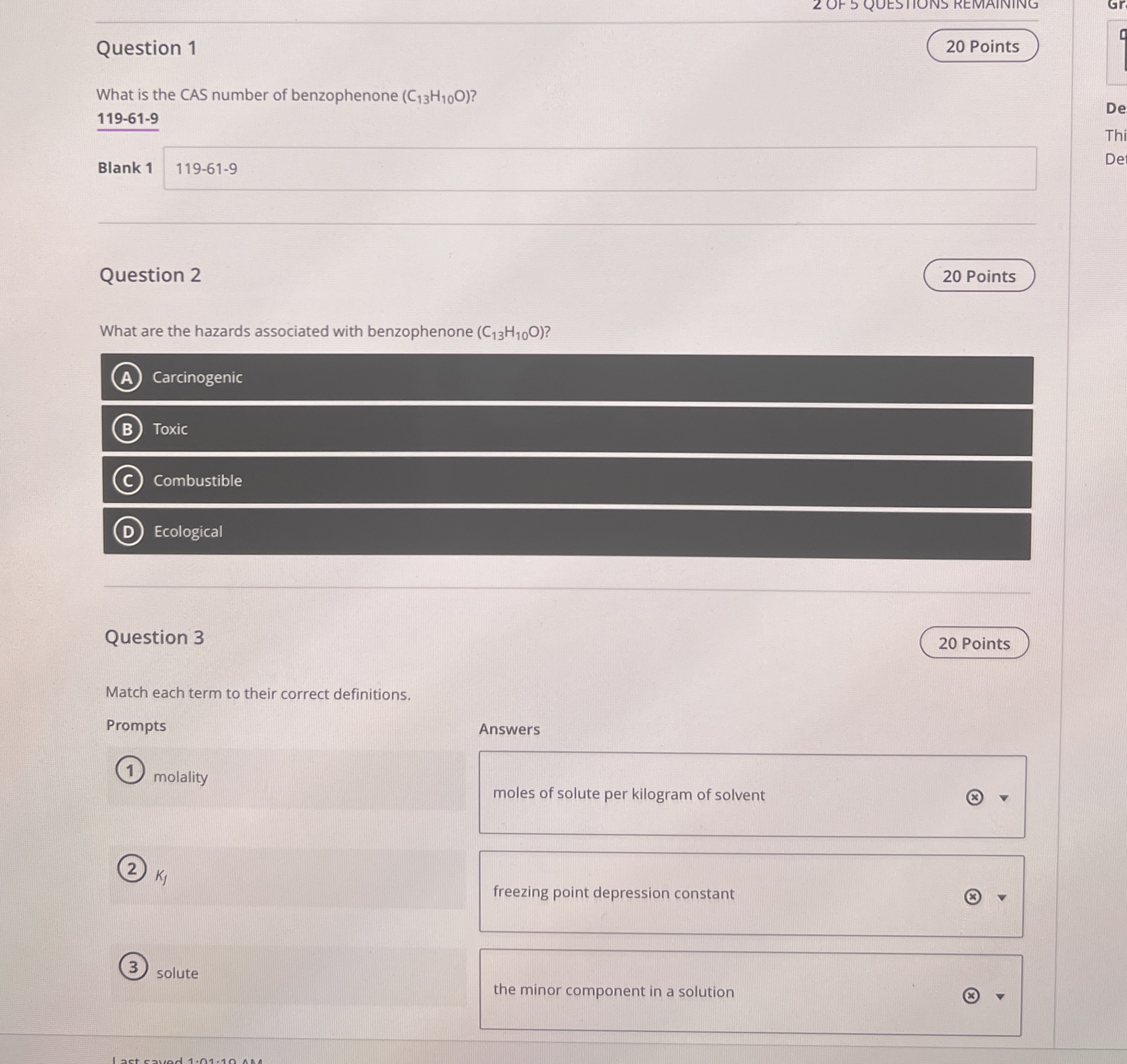 Solved Question 3Match each term to their correct | Chegg.com