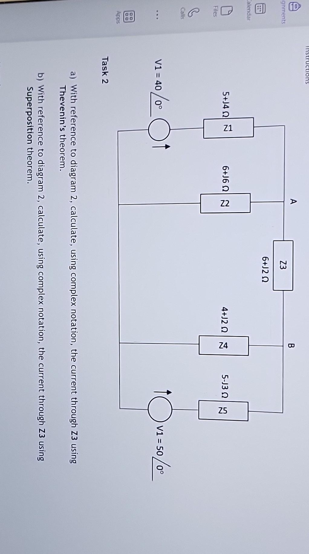Solved a) With reference to diagram 2, calculate, using | Chegg.com
