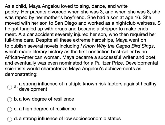 Maya Angelou Mother Poem
