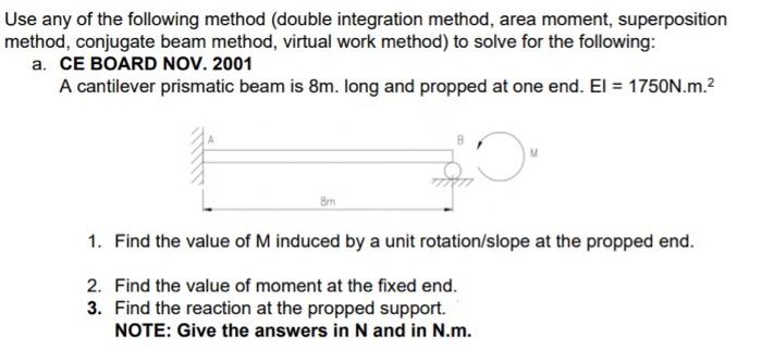 Solved Use any of the following method (double integration | Chegg.com