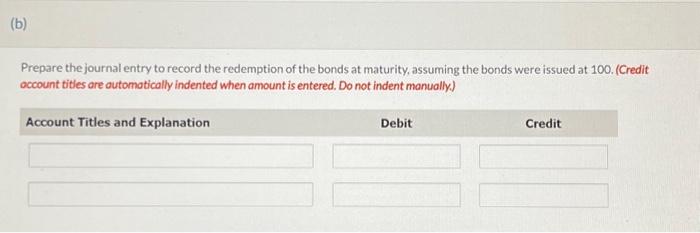 Solved Prepare the journal entry to record the issuance of | Chegg.com