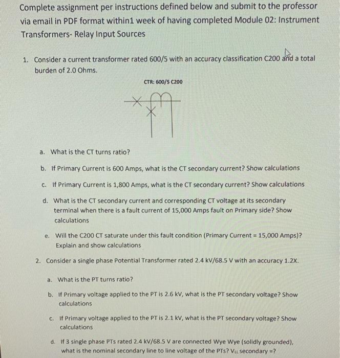 Solved Complete assignment per instructions defined below | Chegg.com