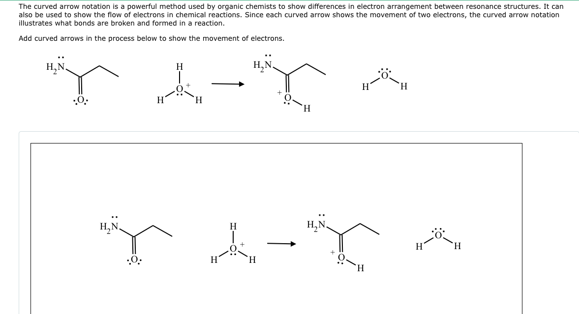 Solved The curved arrow notation is a powerful method used | Chegg.com