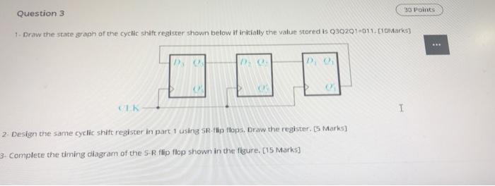 Solved 33 Points Question 3 1. Draw the state graph of the | Chegg.com