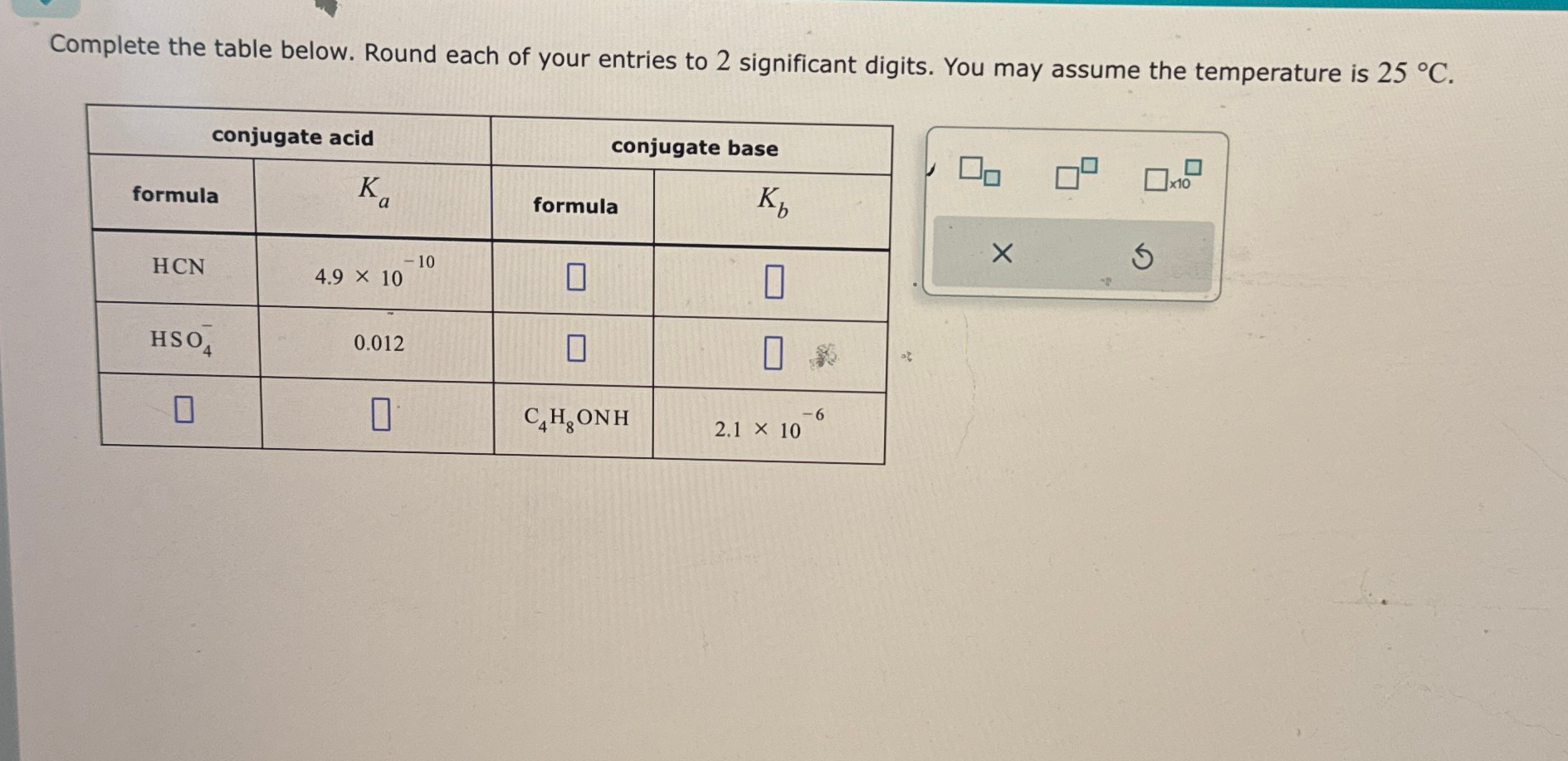 Solved Complete the table below. Round each of your entries | Chegg.com