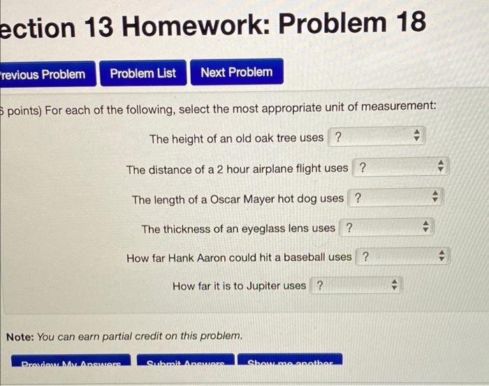 Solved ection 13 Homework: Problem 18 revious Problem | Chegg.com