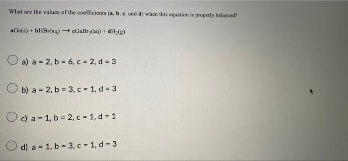 Solved What are the values of the coefficients (a, b, c, and | Chegg.com
