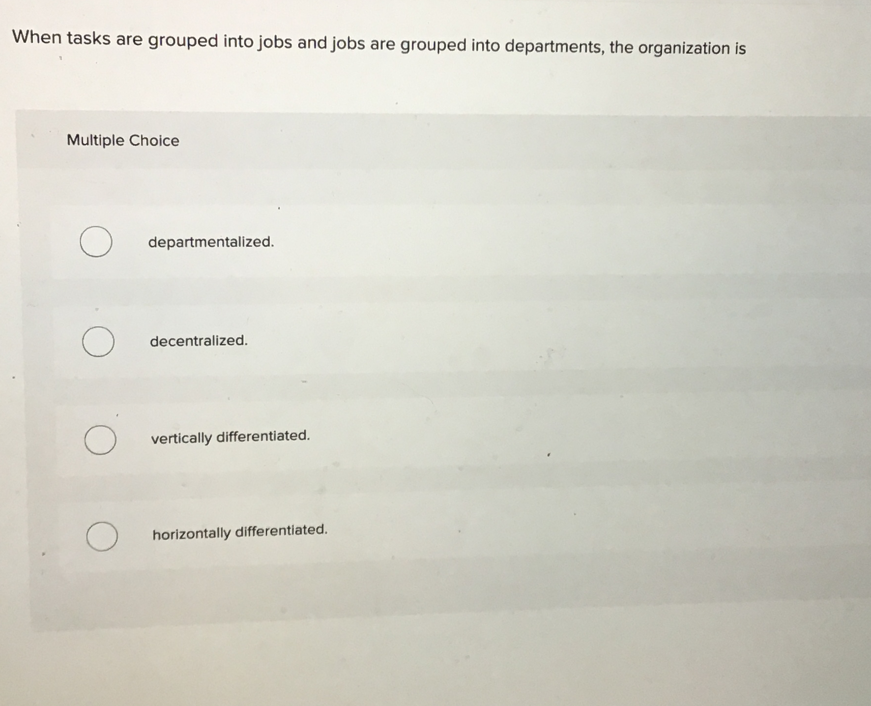 Solved When tasks are grouped into jobs and jobs are grouped | Chegg.com