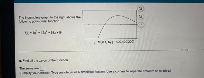 Solved The incomplete graph to the right shows the following | Chegg.com