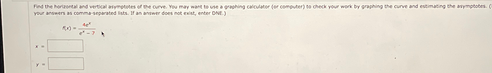 Solved your answers as comma-separated lists. If an answer | Chegg.com